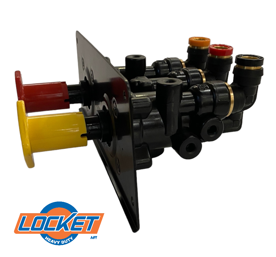 LK801631 VÁLVULA DE ESTACIONAMIENTO TIPO MV-3 CON CODOS CONEXION RAPID ...